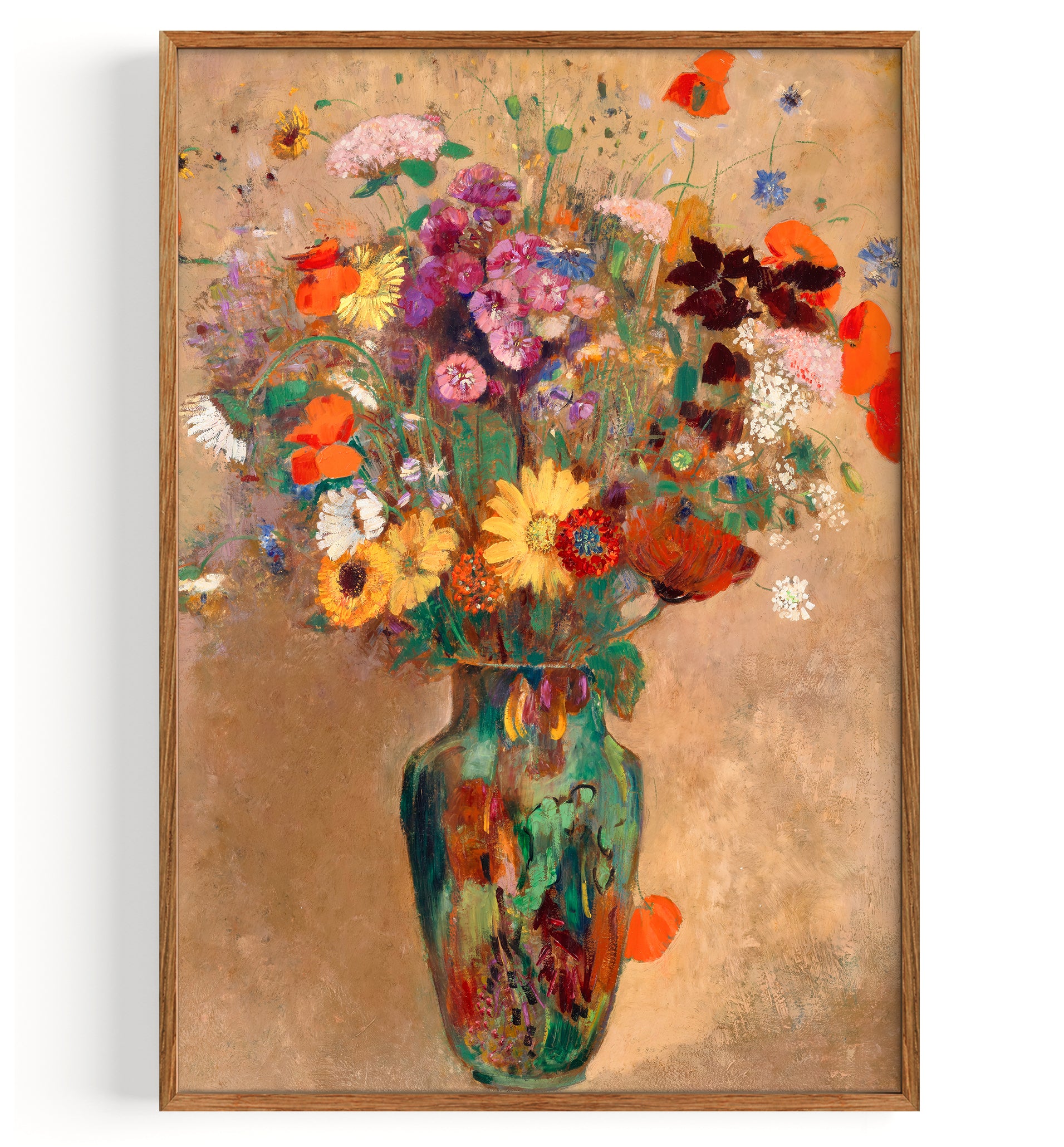 Grand Bouquet De Fleurs Des Champs (1840–1916) by Odilon Redon Fine Art ...