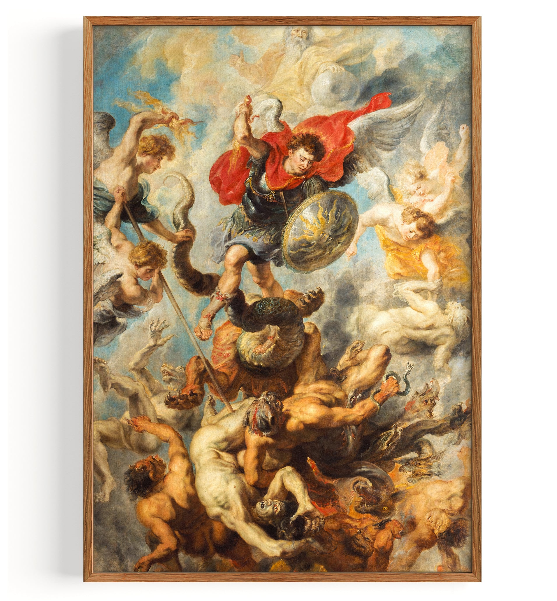 Fall Of The Rebel Angels (1622) av Peter Paul Rubens Fine Art Print ...