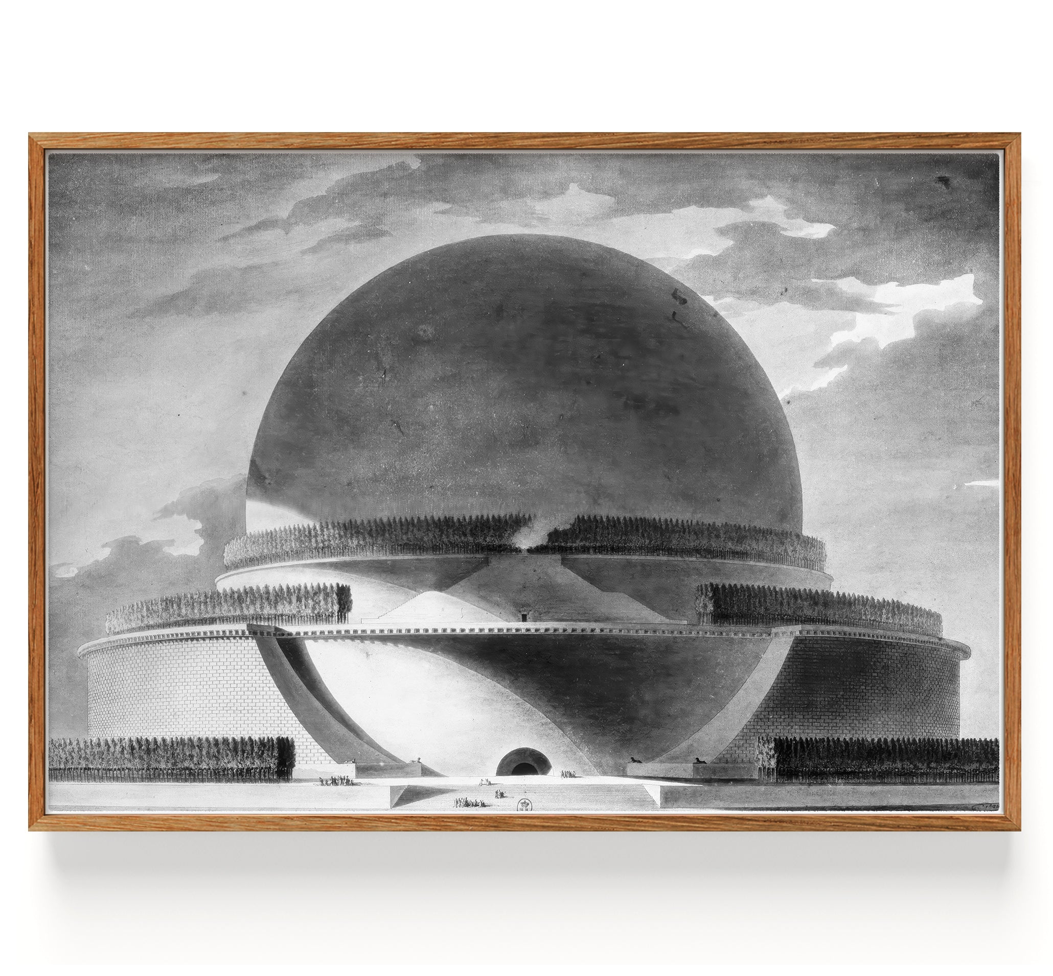 Cénotaphe De Newton (1784) par Étienne Louis Boullée Impression d'art ...